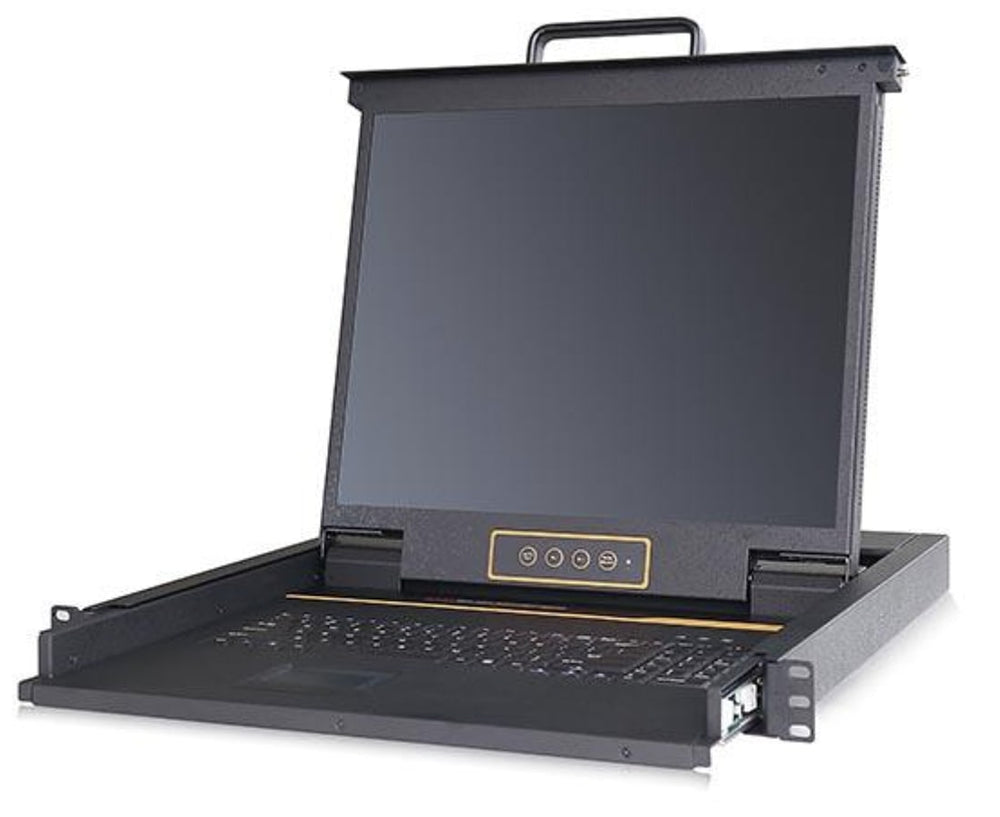 19" / 17'' 1 port Rackmount LCD KVM Console - 1U-VGA/ USB/PS2/1280x102